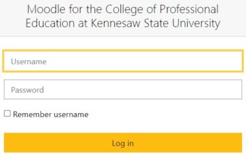 MOODLE KSU — ENTRANCE | Kennesaw State University